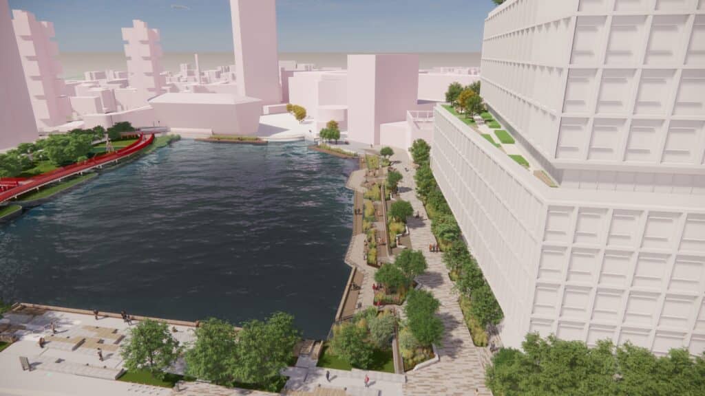 planning application submitted for Canada Water eastern dock edge ...